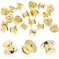 Amazon.com: 20 PCS Locking Pin Backs Metal Pin Backs Keepers Clasp ...