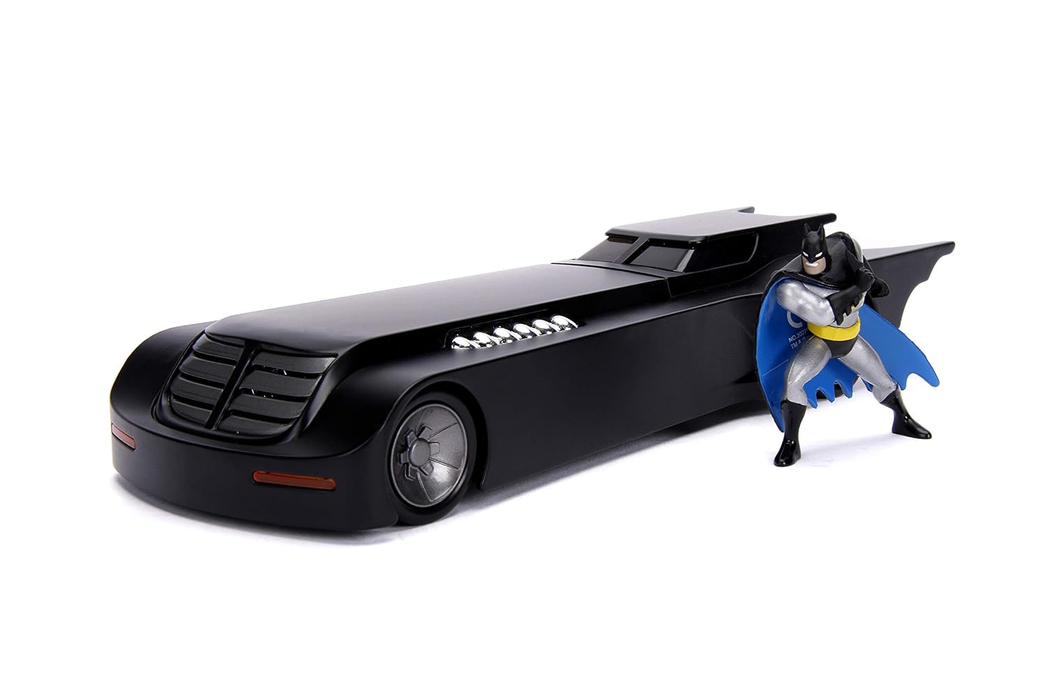 Jada JA30916 1:24 BTAS Batmobile with Figure, Black: Amazon.co.uk: Toys ...