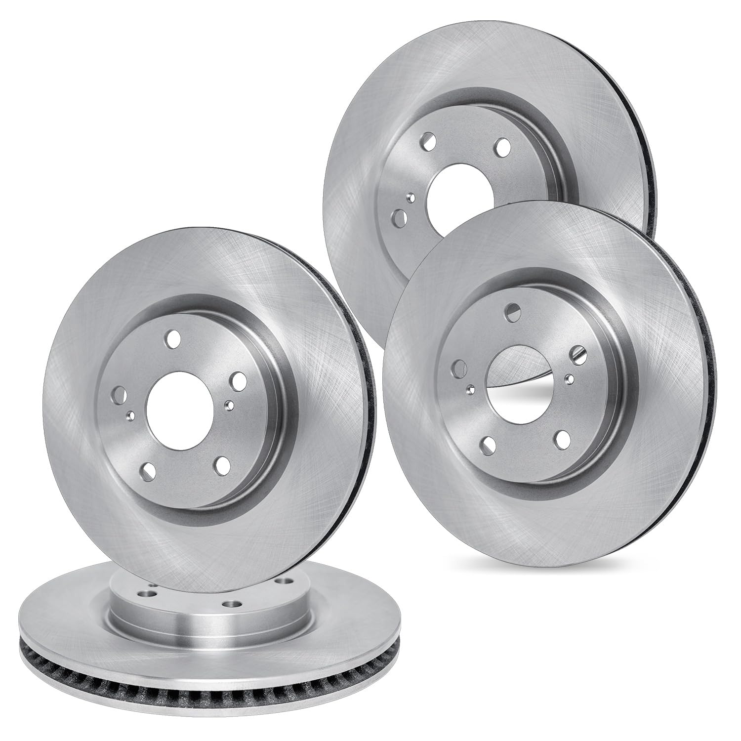 R1 Concepts Front and Rear Brakes and Rotors| Blank Brake Rotors| Front ...