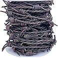 Amazon.com: Artificial Barbed Wire Ribbon Trim Real Leather Cord for ...