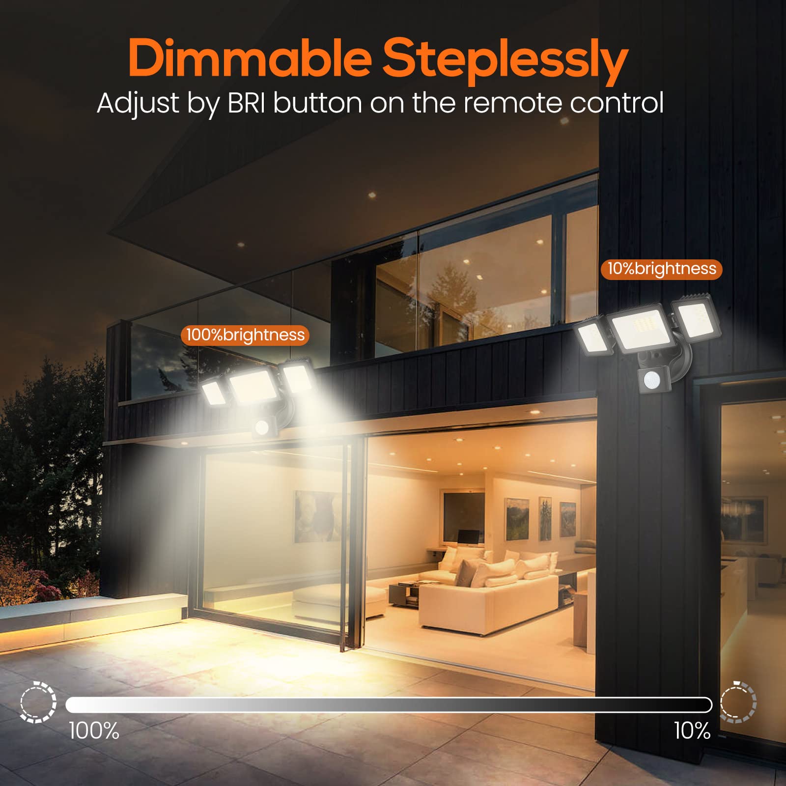 Mua ALUSSO LIGHTING LED Flood Lights Outdoor Motion Sensor,40W 3200LM ...