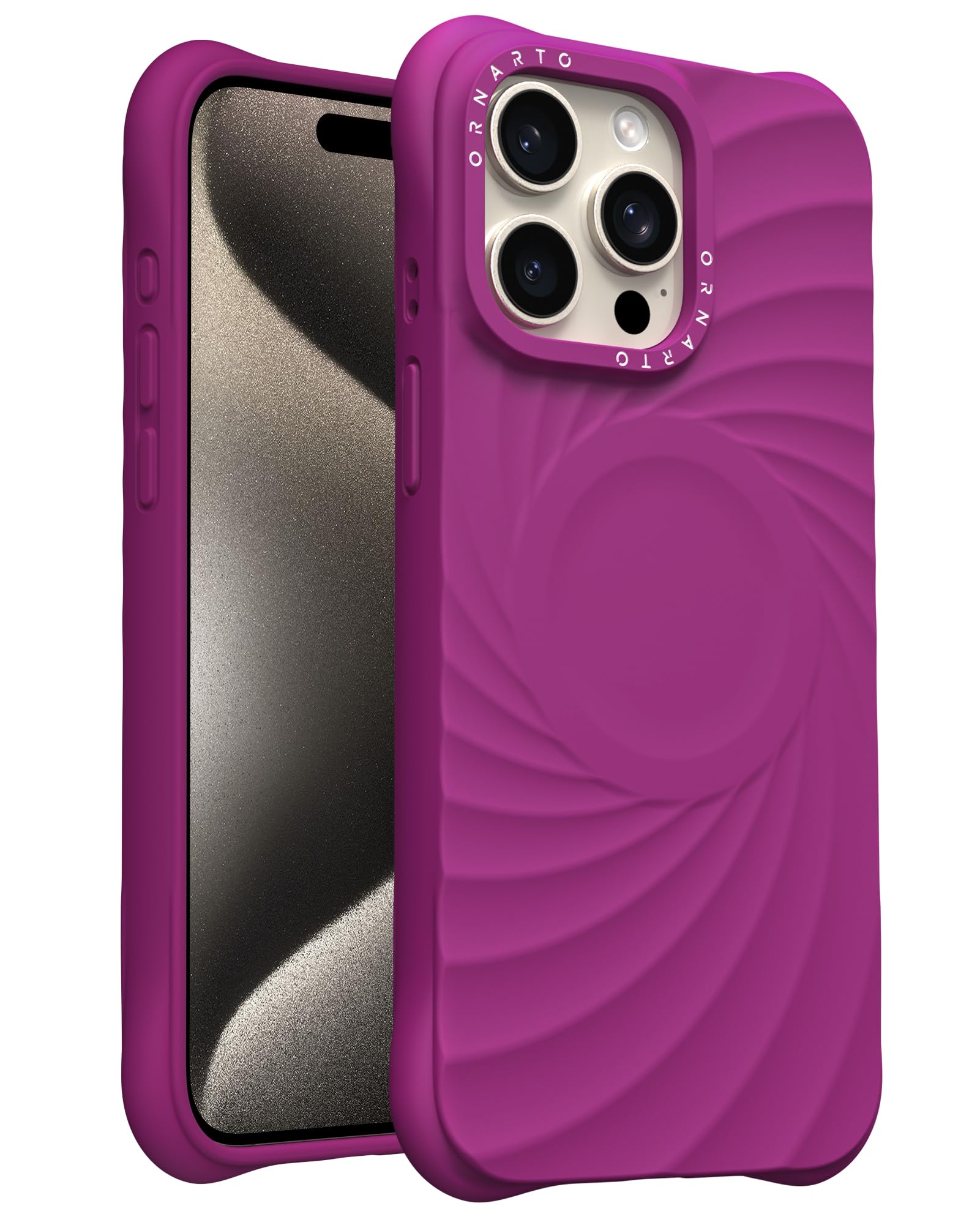 ORNARTO Vortuxe for iPhone 15 Pro Case 6.1" | 2X MIL-STD Drop ...