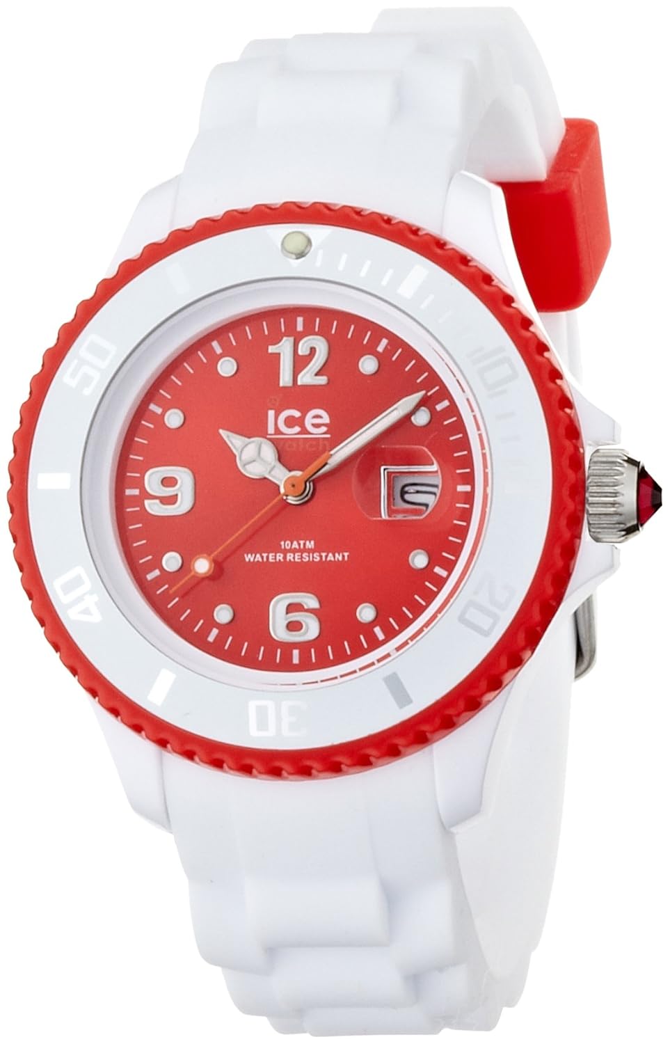 ICE-Watch - Montre Mixte - Quartz Analogique - Ice-White - White - red ...