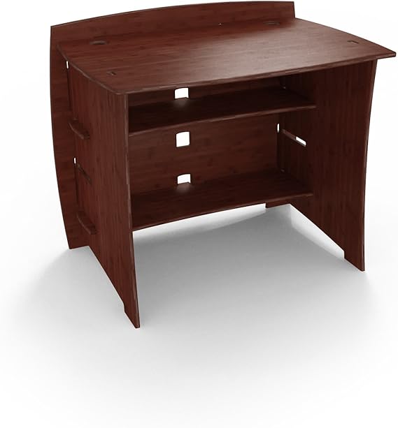 Amazon.com: Legare 36-Inch Straight Desk, Espresso Bamboo: Kitchen & Dining