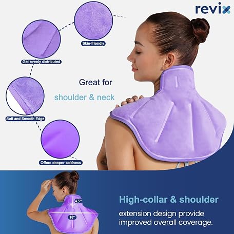 Mua REVIX Shoulder Ice Pack Reusable Large Neck Shoulder Ice Pack Wrap ...