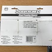 Silverline SL35 Steel Framing Square 600 x 400mm: Amazon.co.uk: DIY & Tools