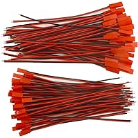 Amazon.com: XINGYHENG 100PCS 50Pairs 2Pin Female Male Connector Wire Cable for Light Strip RC ...