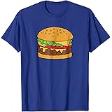 Amazon.com: Burger Shirt. Retro Style Cheeseburger T-Shirt: Clothing