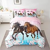 Amazon.com: Manfei 7 Pieces Cowboy Comforter Set Twin Size, Cowboy ...