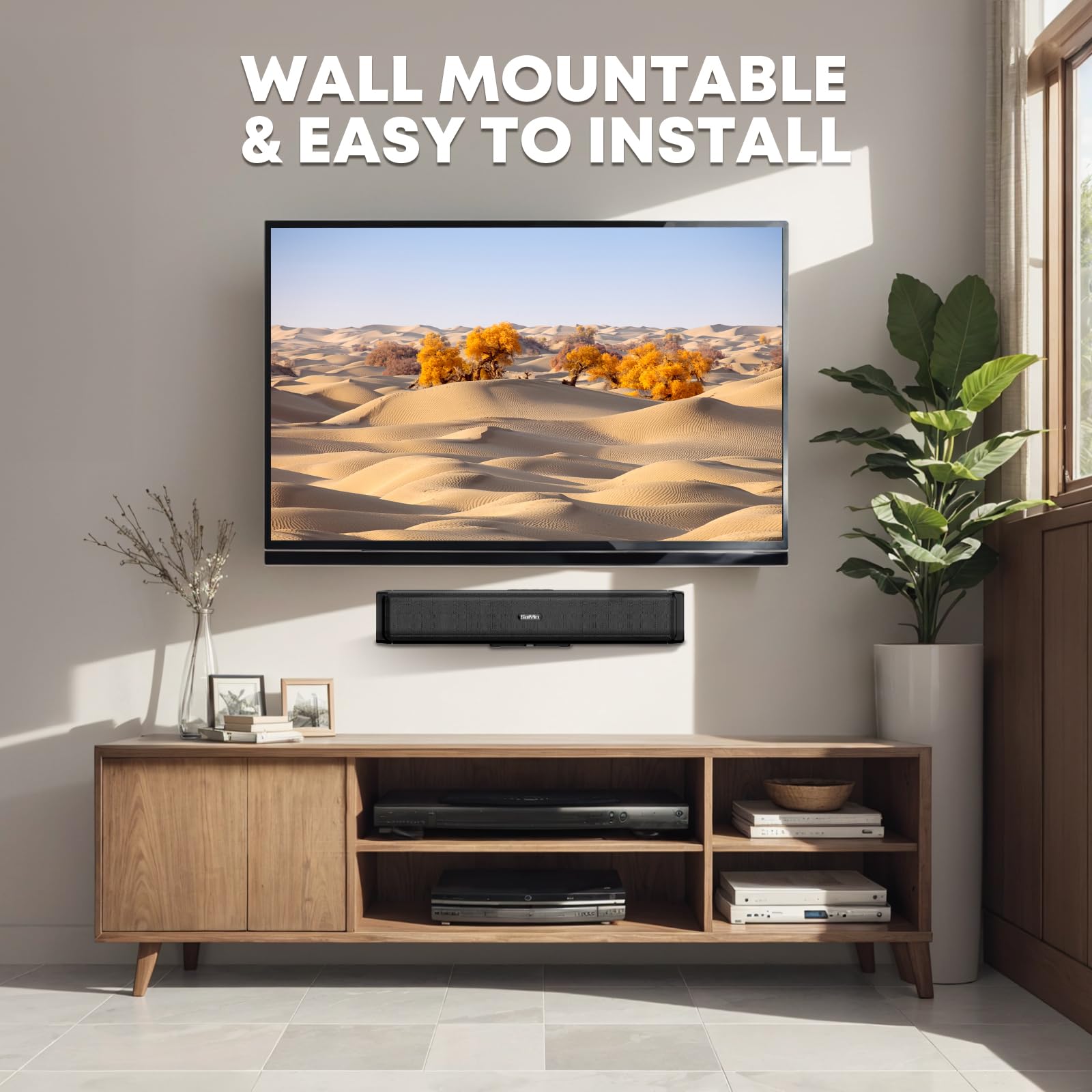 Mua Saiyin Sound Bar,Soundbar for TV with 4 Powerful Speakers,Surround ...