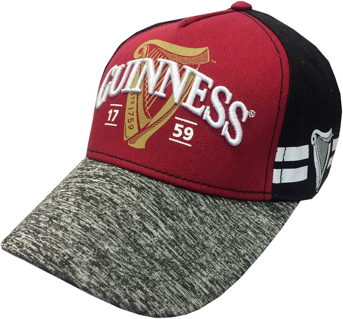 Guinness G6240 Baseball Cap, Burgundy, Black, Grey, One Size: Amazon.co ...