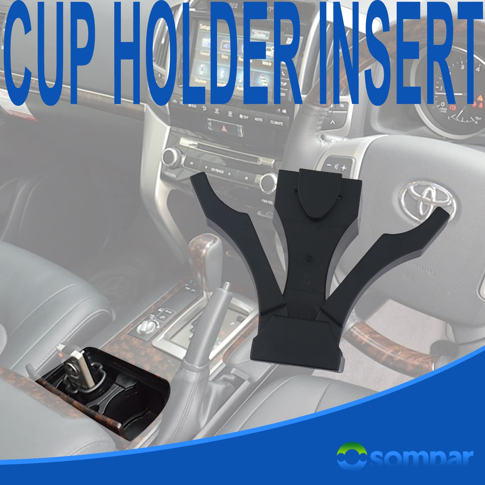Mua Console Cup Holder Insert Divider Compatible with Toyota Land ...