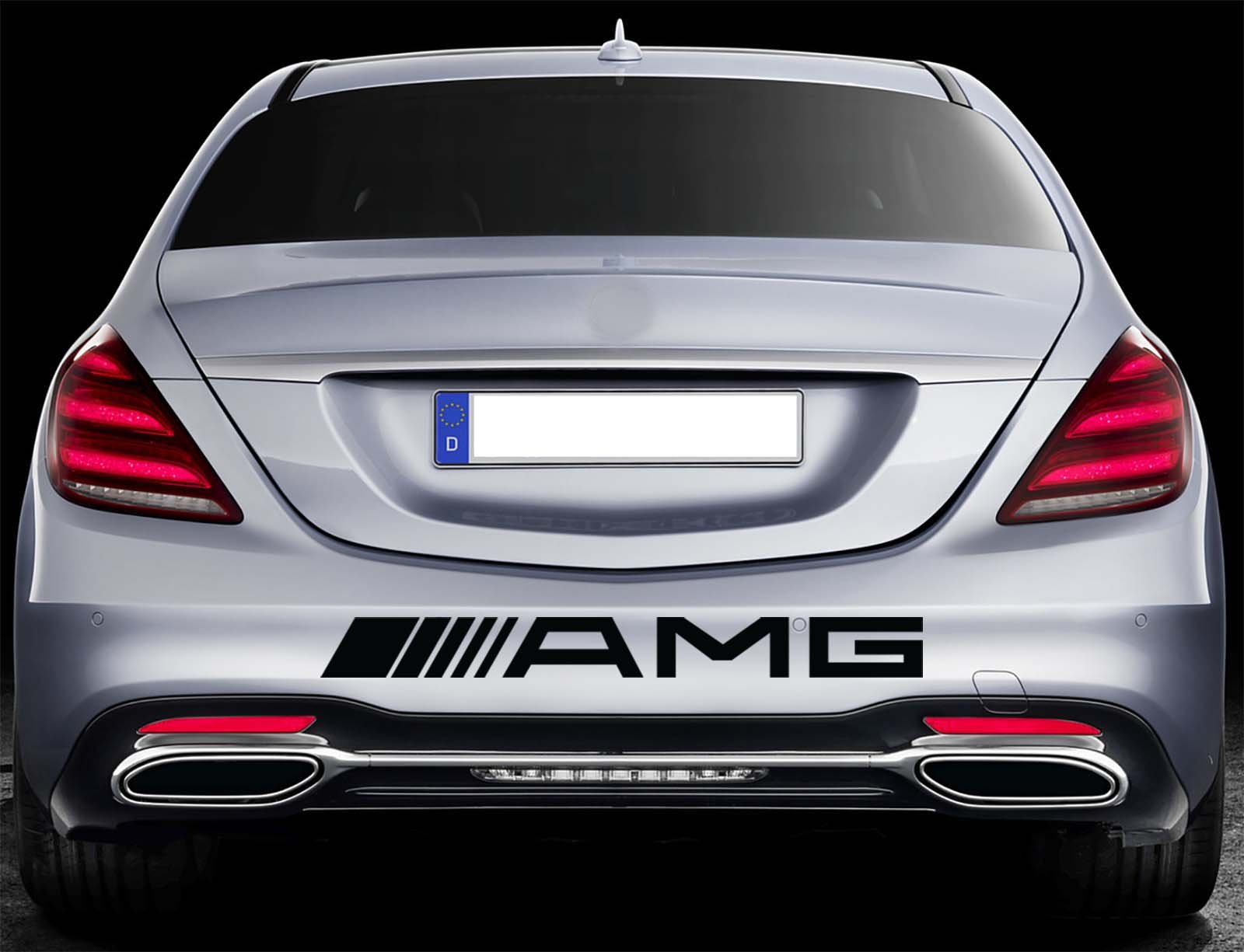 Amg Mercedes Benz Car Vinyl Stickers Bumper Windshield Banner Jdm ...