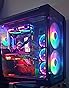 Amazon.com: Thermaltake View 71 RGB 4-Sided Tempered Glass Vertical GPU ...
