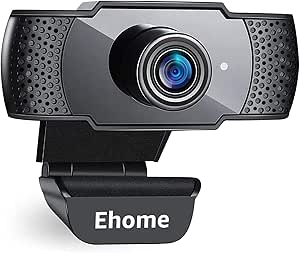 Amazon.com: Webcam with Microphone, Ehome 1080P USB 2.0 Noise ...