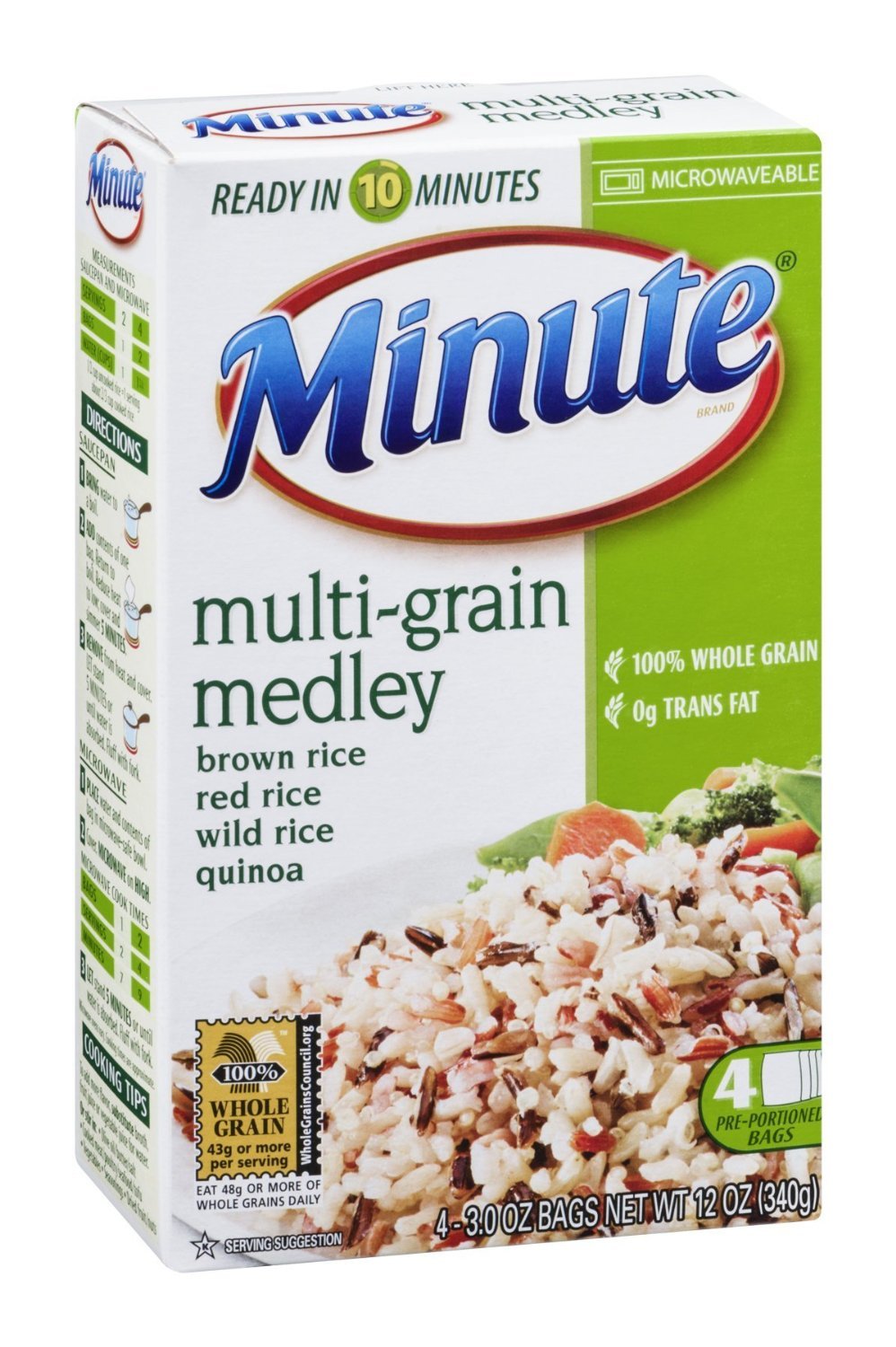 Amazon.com : Minute Brown Rice 10 minute Instant Whole Grain Rice 14 oz ...