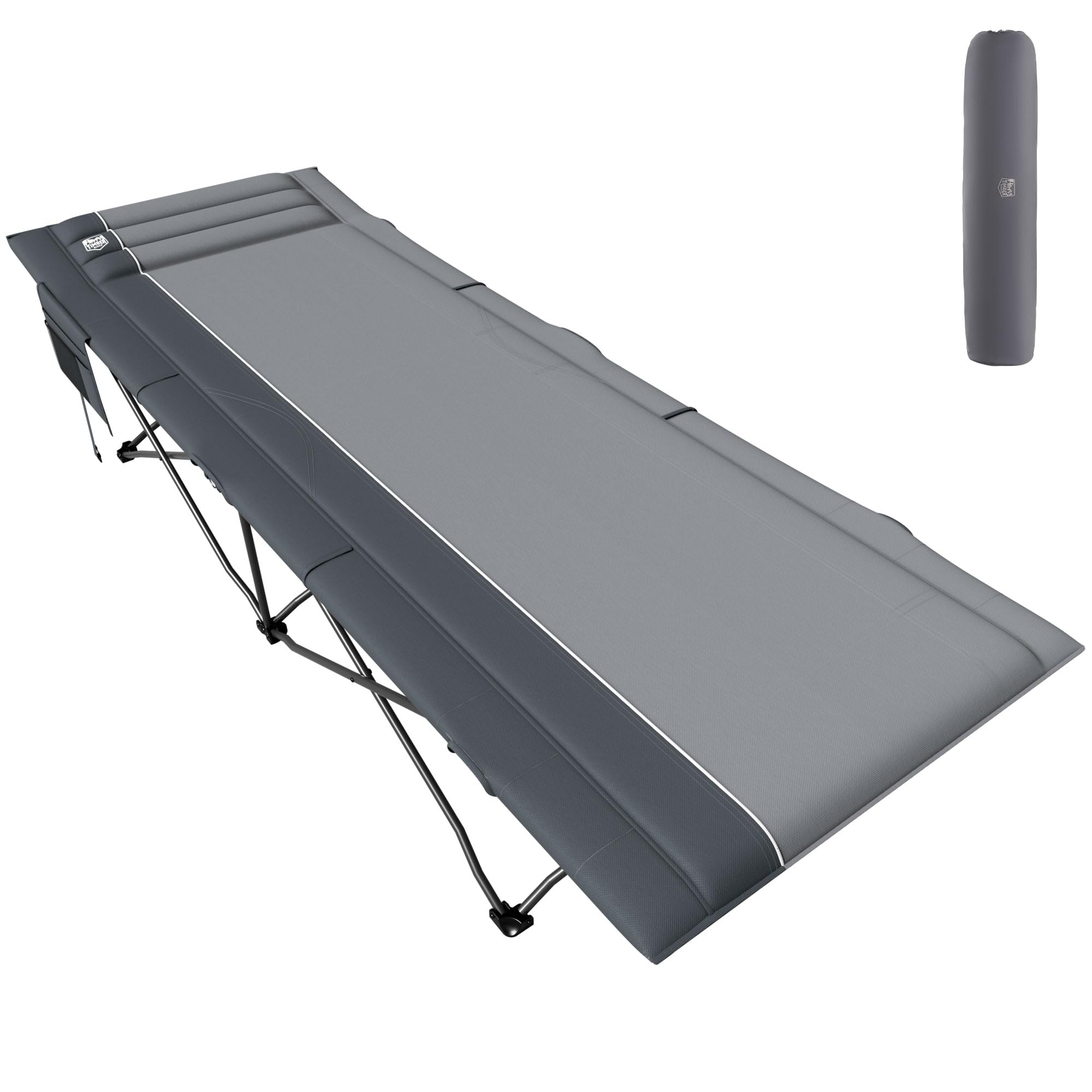 TIMBER RIDGE Extra Wide Heavy Duty Camping Cot for Adult, Easy Set Up ...