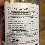 Magnesium Supplement [ 1561 mg ] - 180 Capsules - with Malate, Citrate ...