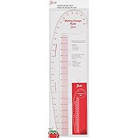 Amazon.com: Dritz Ruler Styling Design, Clear