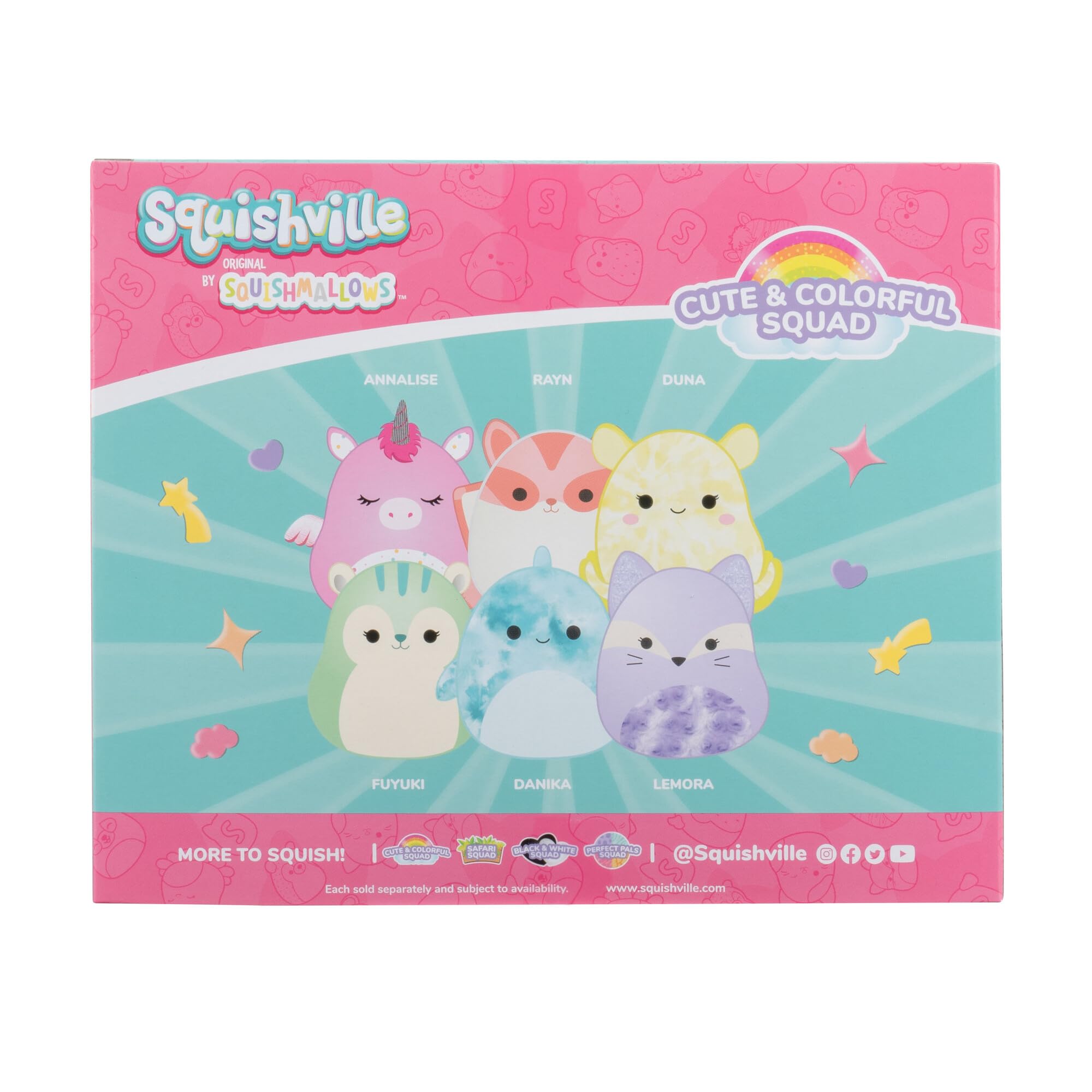 Mua Squishville by Original Squishmallows Cute & Colorful Squad Plush ...