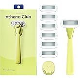 Amazon.com: Athena Club Women's Razor Shave Kit, 1 Rose Razor Handle ...