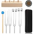 Amazon.com: Tuning Forks for Healing Set – Includes 128Hz, 136Hz, 256Hz, 384Hz, & Activator ...