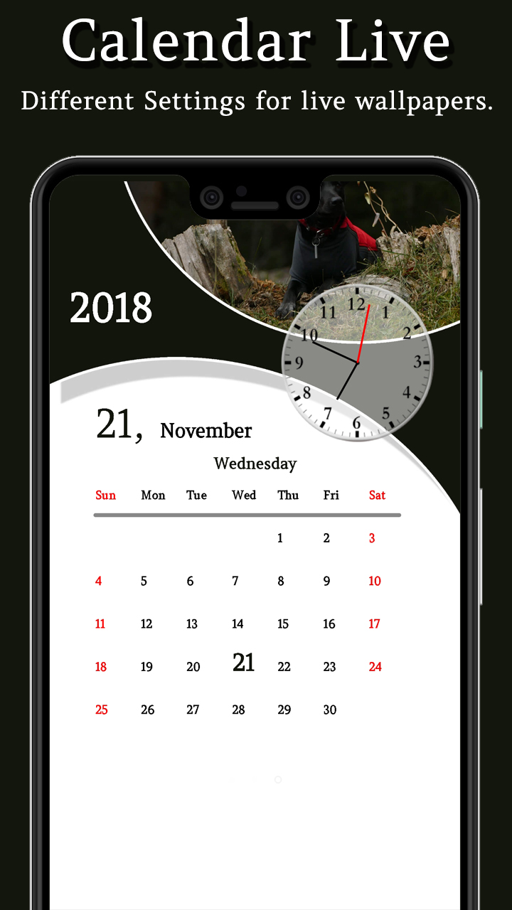 Calendar Live Wallpaper:Amazon.co.jp:Appstore for Android
