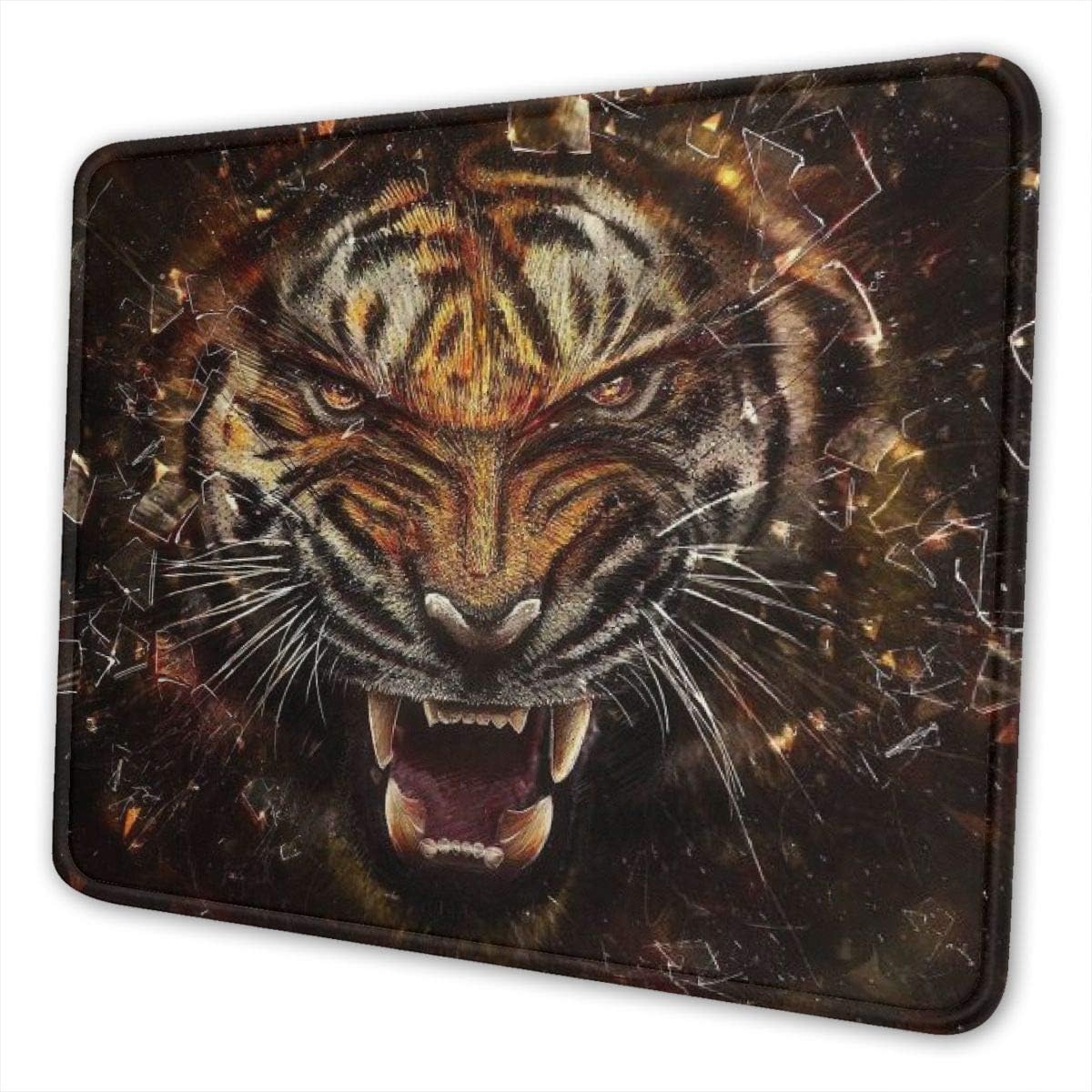Amazon.com : Roaring Tiger Mouse Pad Non-Slip Rubber Waterproof Custom ...