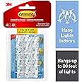 Command Decorating Clip Value Pack, Mini, Clear, 40 Clips 48 Mini ...