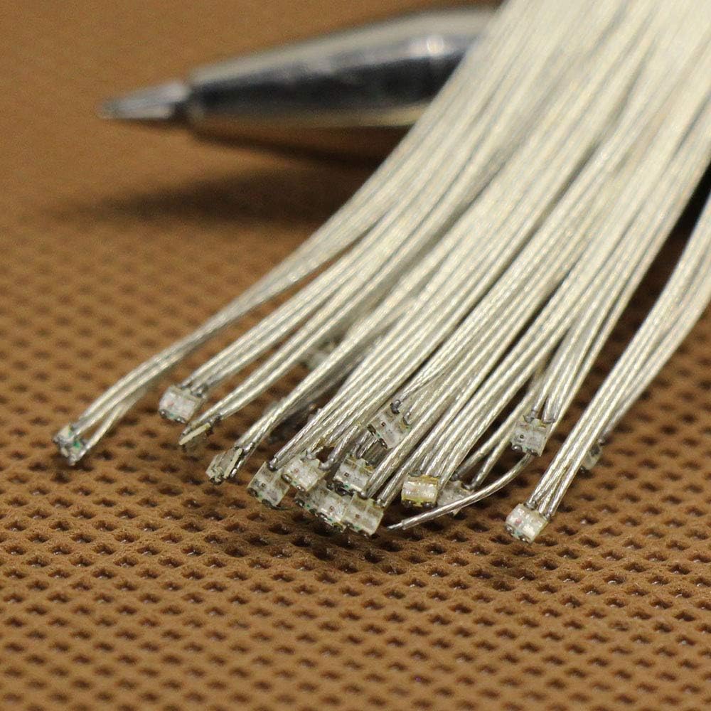 Evemodel T0603RGB 20pcs Pre-soldered micro litz wired leads Red Green ...