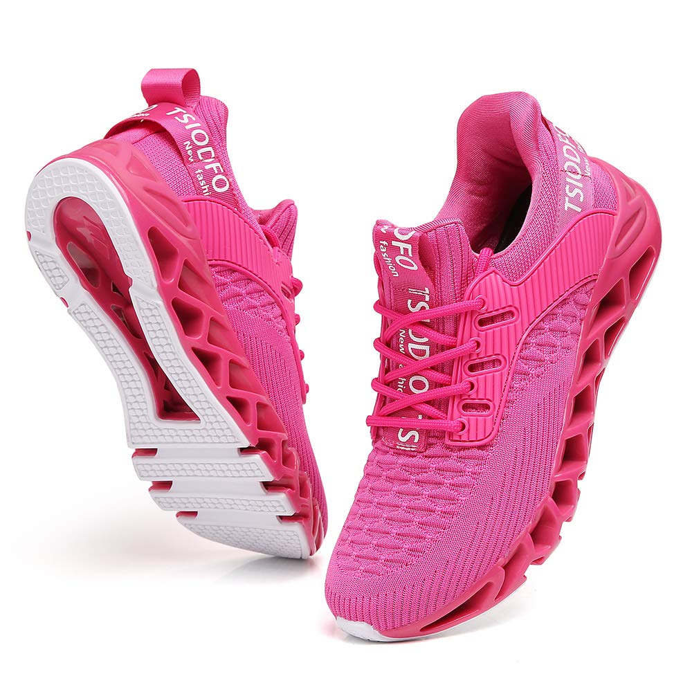 TSIODFO Slip on Sneakers for Women Running Shoes Tennis Walking Shoes ...