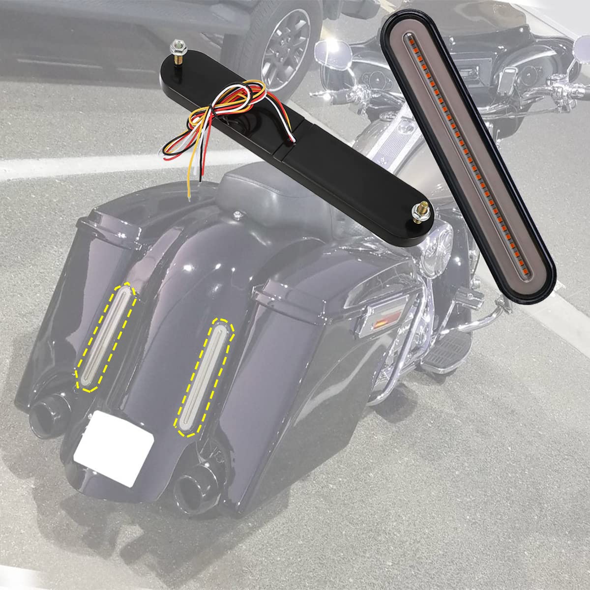 Mua LED Brake Tail Light for Harley Davidson, Turn Signal LED Strip ...