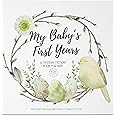 First 5 Years Baby Memory Book Journal - 90 Pages Hardcover First Year ...