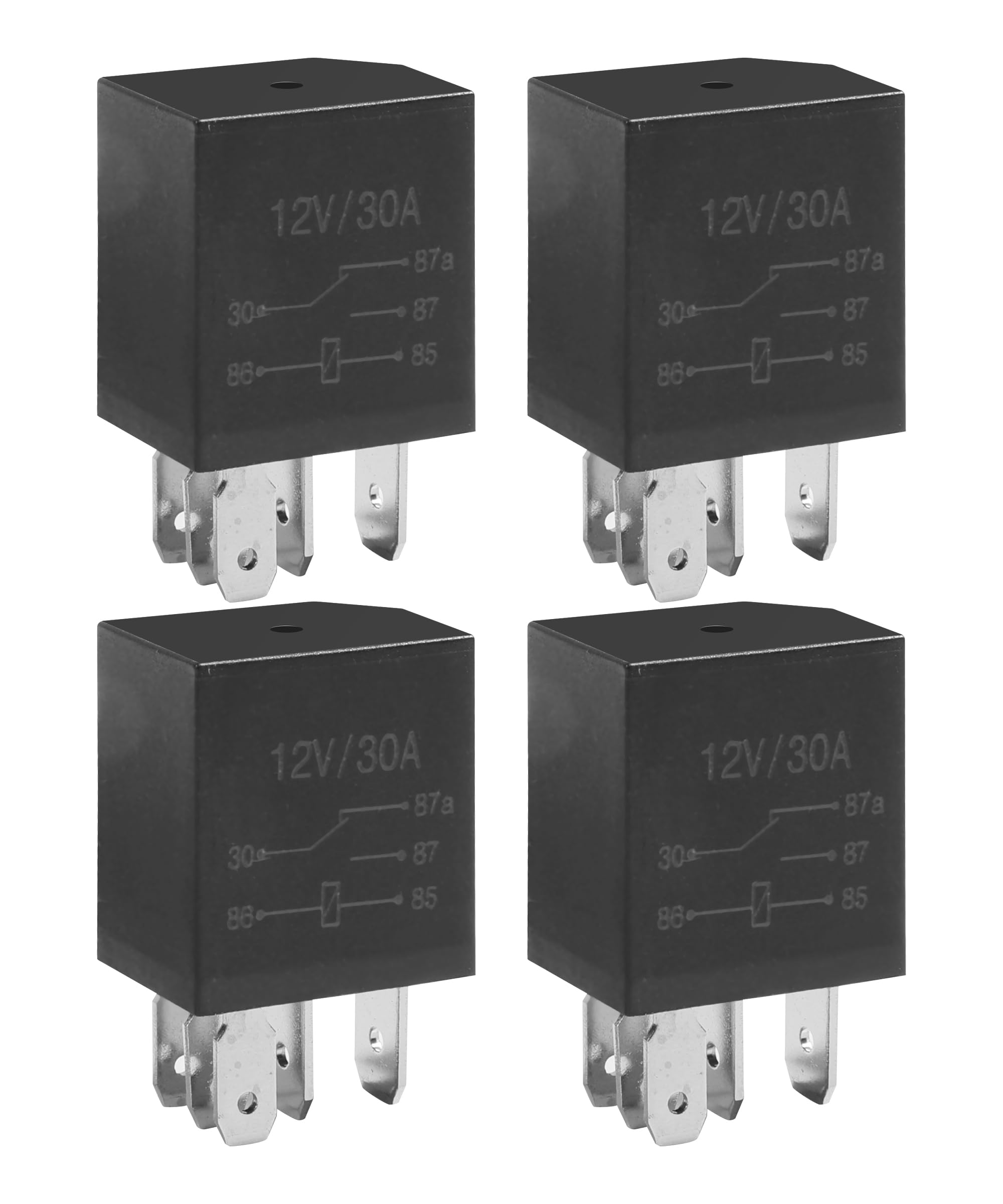 Mua 4 Pieces 5 Pin Relay,Automotive Starte Relay 12V 30A Multi-Purpose ...