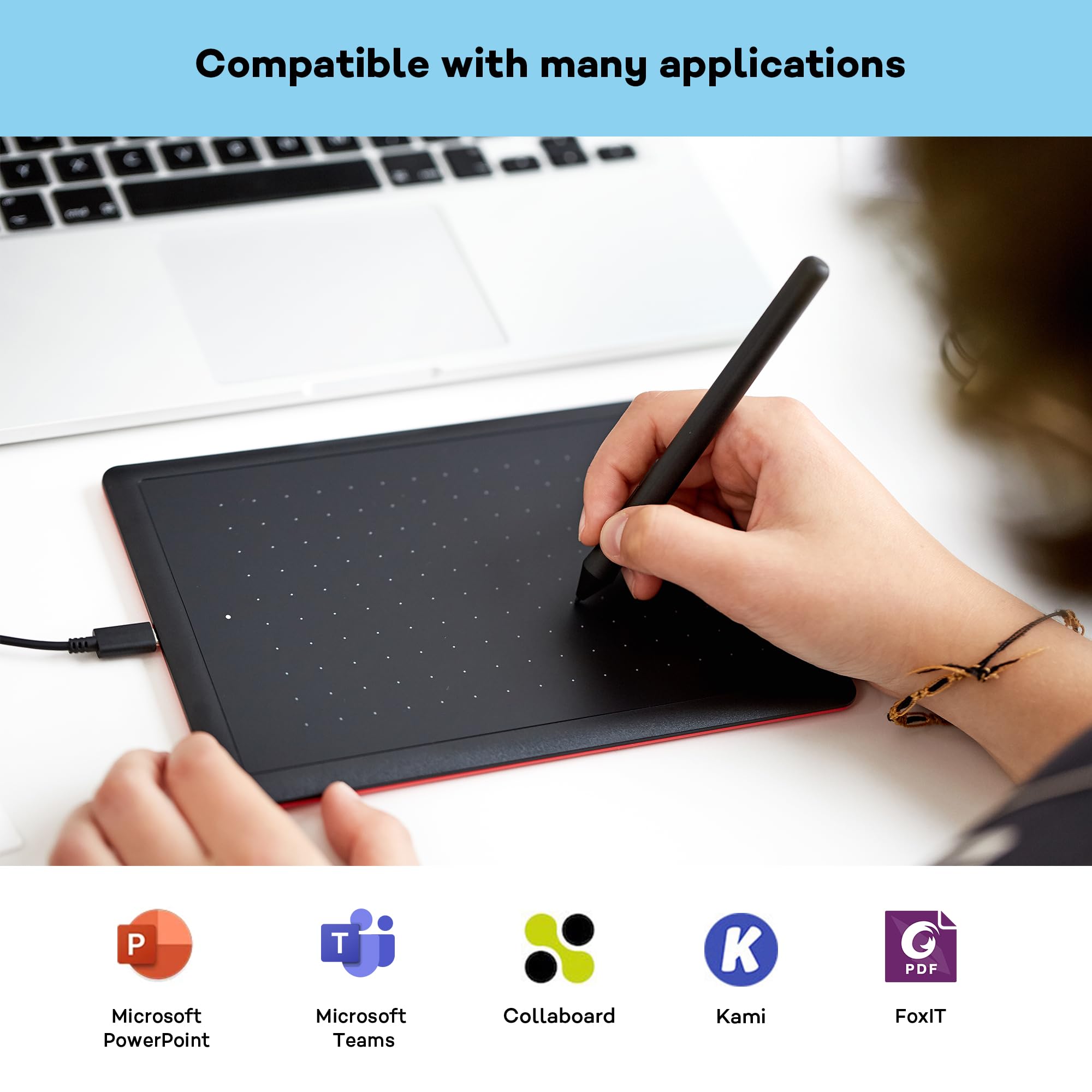 Mua One by Wacom pen tablet with pressure-sensitive pen, suitable for ...