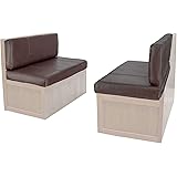 Amazon.com: RecPro RV Dinette Booth Cushions with Memory Foam | Cloth ...