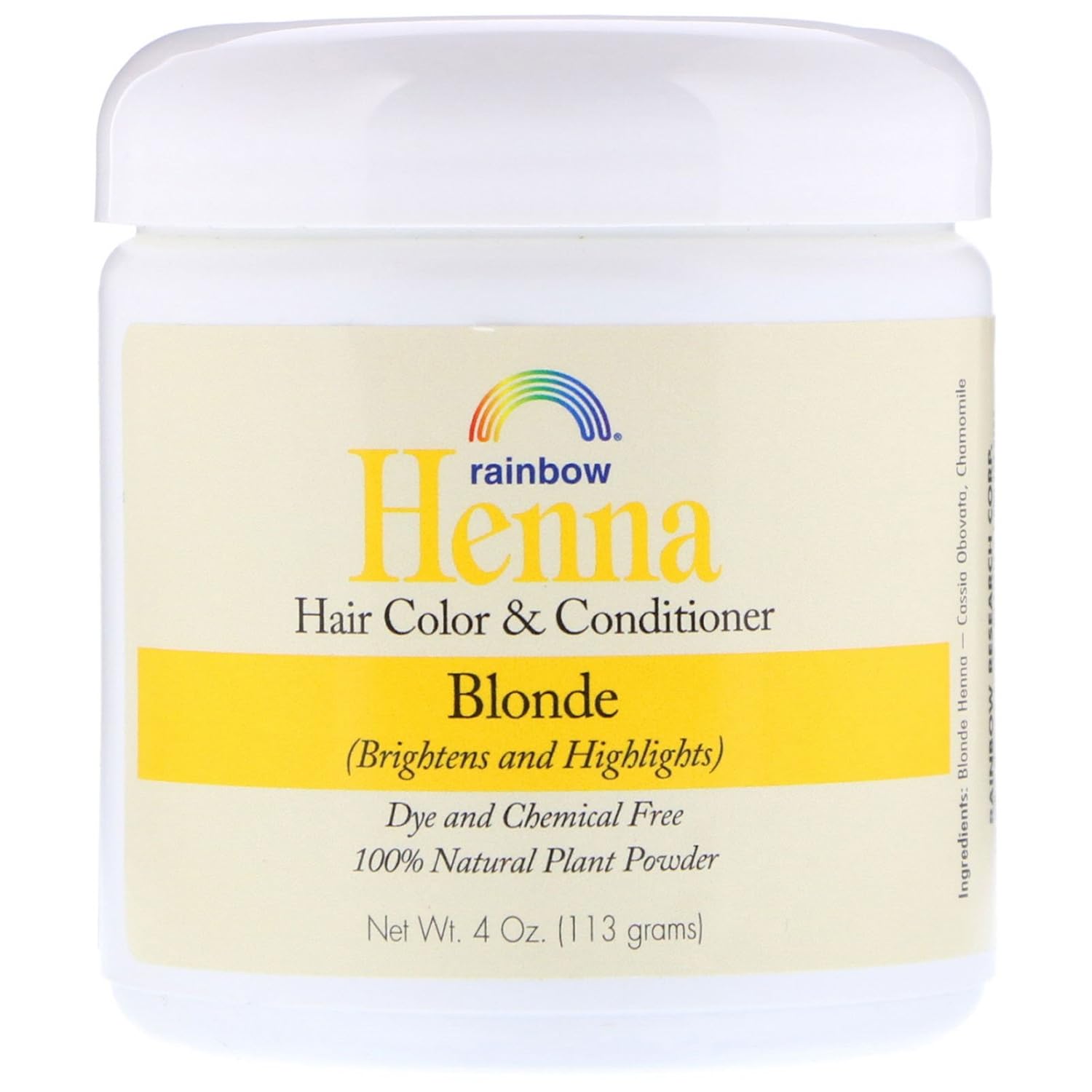 Amazon.com: Rainbow Light Henna,Persian Blonde Henna-Persian Blonde - 4 ...