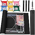 Amazon.com: Jigsaw Puzzle Mat Roll Up - 3000 2000 1500 1000 Pieces ...