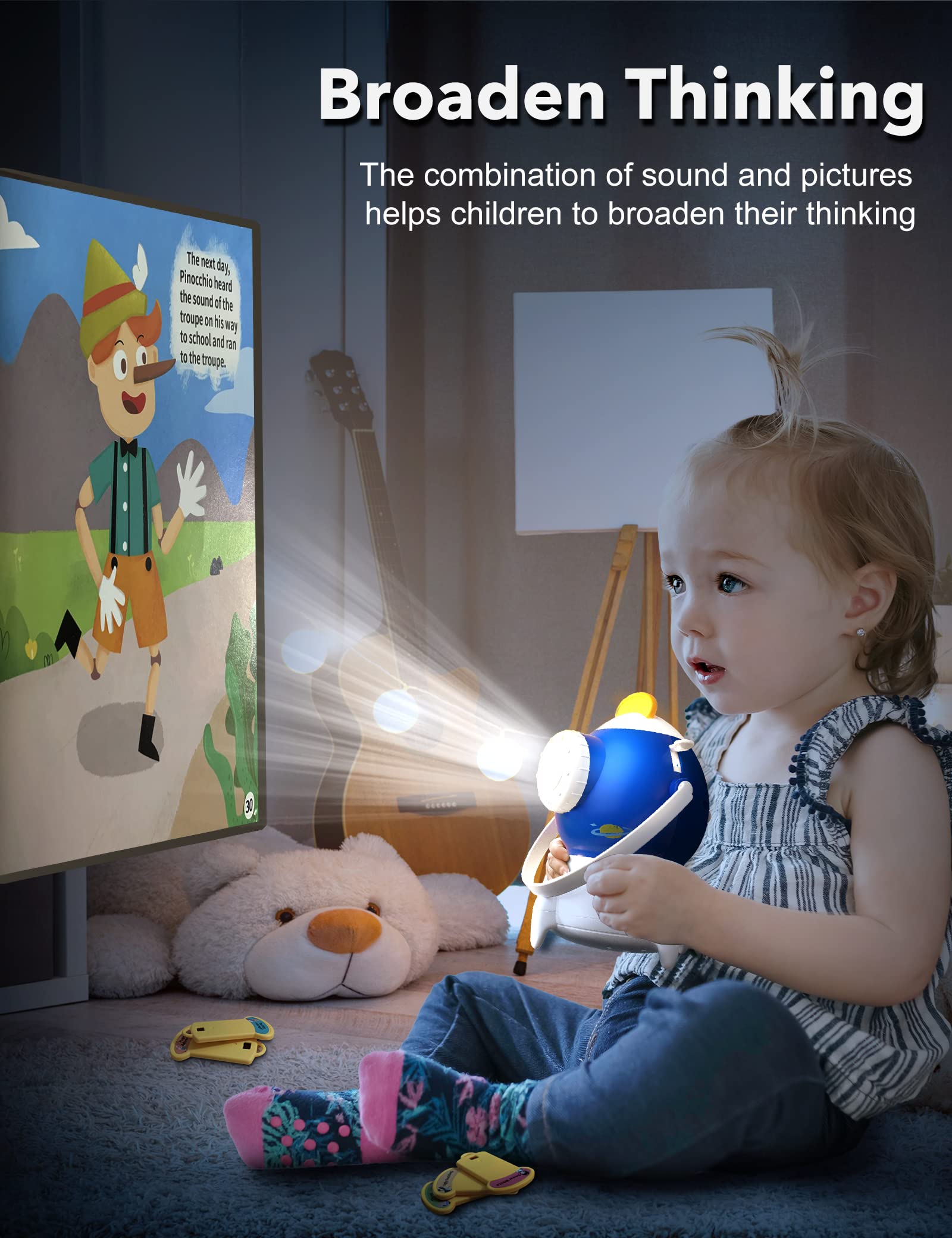 Mua MIEBELY Story Projector,Learning Toys for 3 Year Olds Boys Girls ...