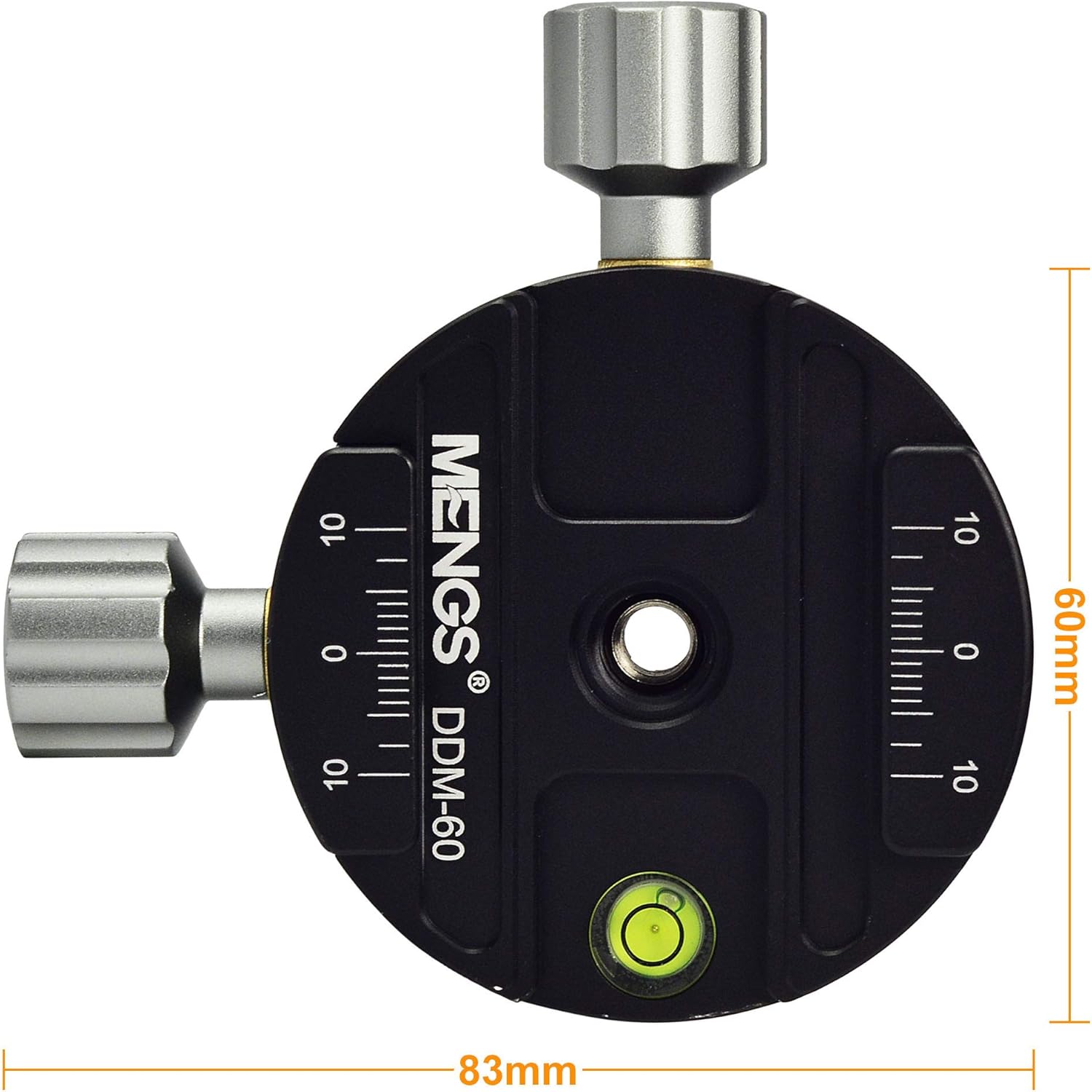 MENGS DDM-60 60mm 3/8″ Screw Dual Quick Release Clamp Built-in spirit ...