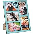 Amazon.com - ZEEYUAN 4x6 Collage Picture Frame 5 Openings Wooden Photo ...