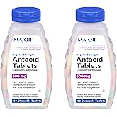 Amazon.com: Rugby Calcium Cal-Gest Antacid Tablets - Regular Strength ...