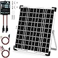 Amazon.com : MEGSUN Solar Panel Kit 20W 12V Waterproof Solar Battery ...