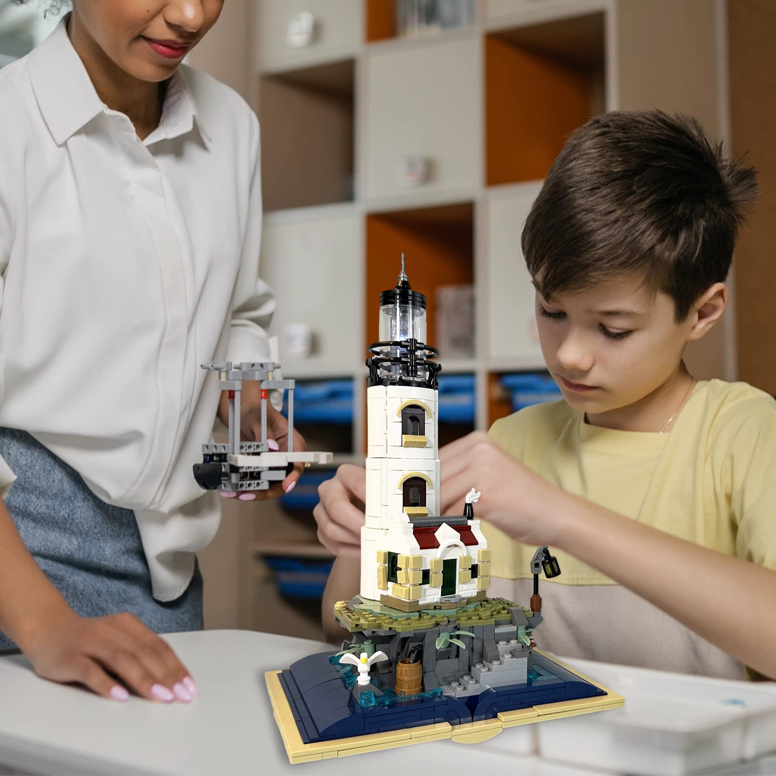 Mua Ideas Lighthouse Building Set for Adults, Architecture Modular ...