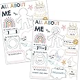 Amazon.com: JarThenaAMCS 40Pcs Boho Read All About Me Poster Elementary ...