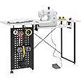 Amazon.com: Pivot Sewing Table with Swingout Storage Panel : Arts ...
