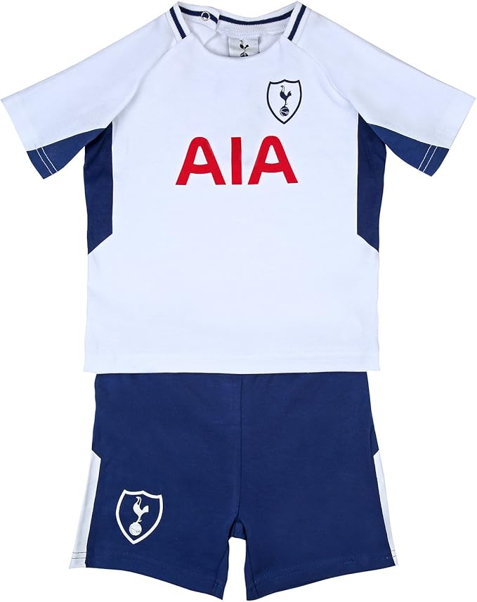 Official Tottenham Hotspur Baby Core Kit T-shirt & Shorts Set - 2017/18 ...