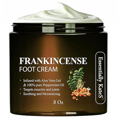 Essentially KateS Frankincense Oil Foot Cream 8 Fl Oz - Fight Soreness ...