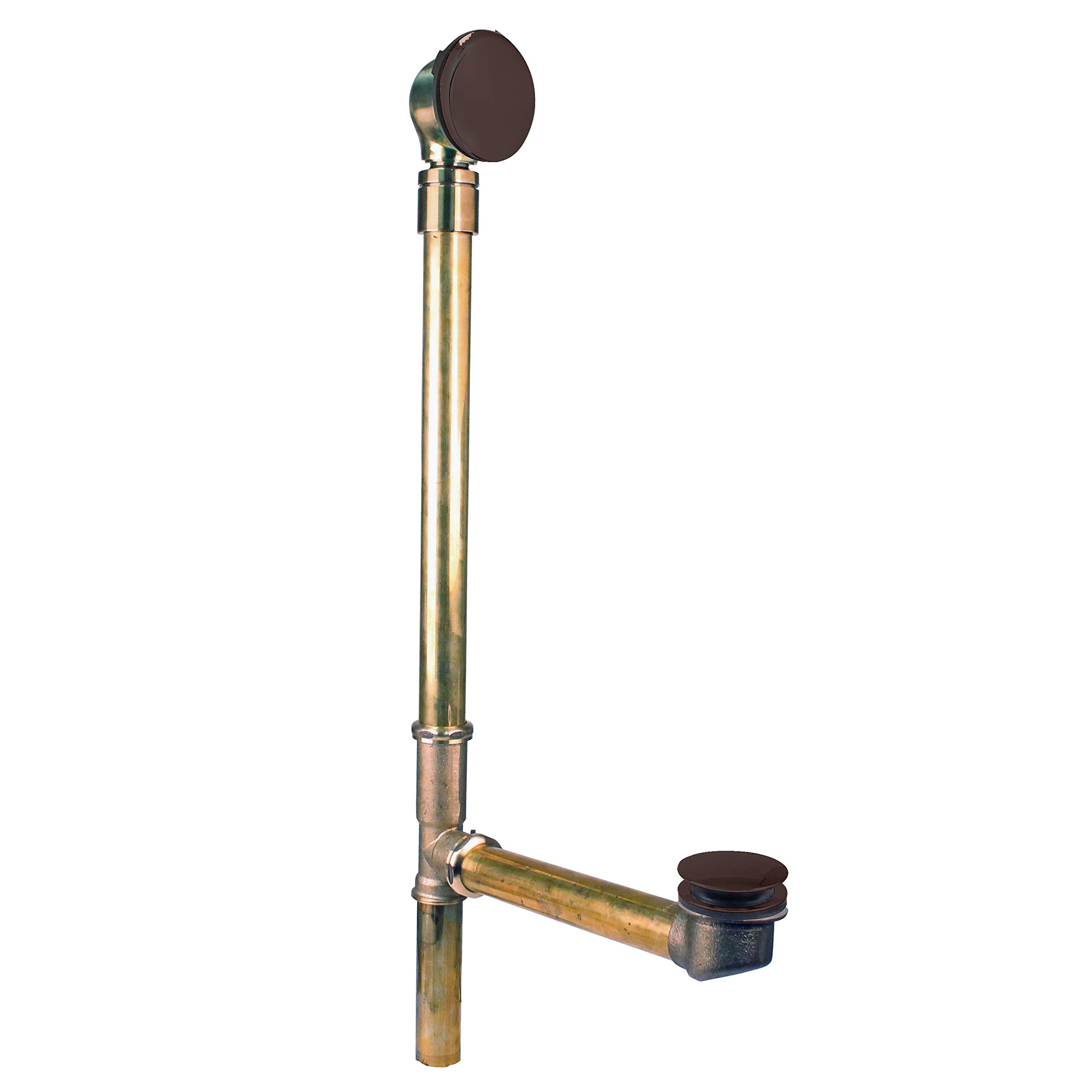 Westbrass D326HBJ-12 25" Bath Waste Assembly with Ball Joint, Tip-Toe ...