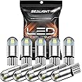 Amazon.com: SEALIGHT 194 LED Bulbs 6000K White, 168 2825 T10 W5W 3030 Bright LED Chips, Dome ...